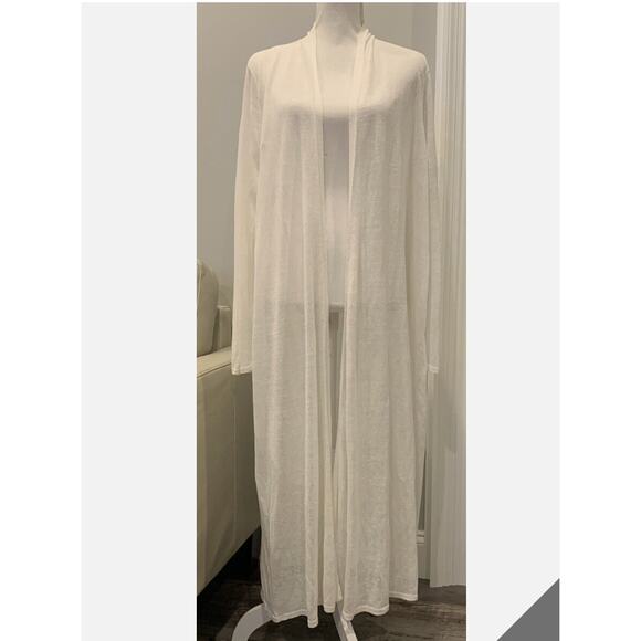 Eileen Fisher | Sweaters | Eileen Fisher Fine Organic Linen Crepe Open ...